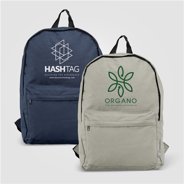 Promotional Glasgow - RPET 300D Poly Canvas Backpack