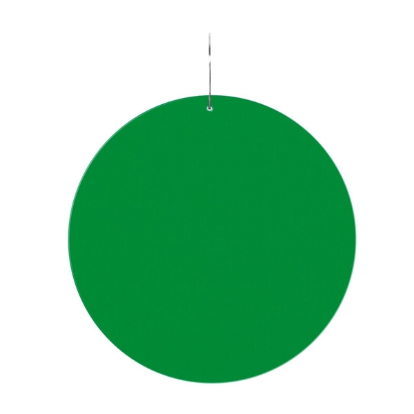 Promotional Green Circle Plastic Medallion Badges