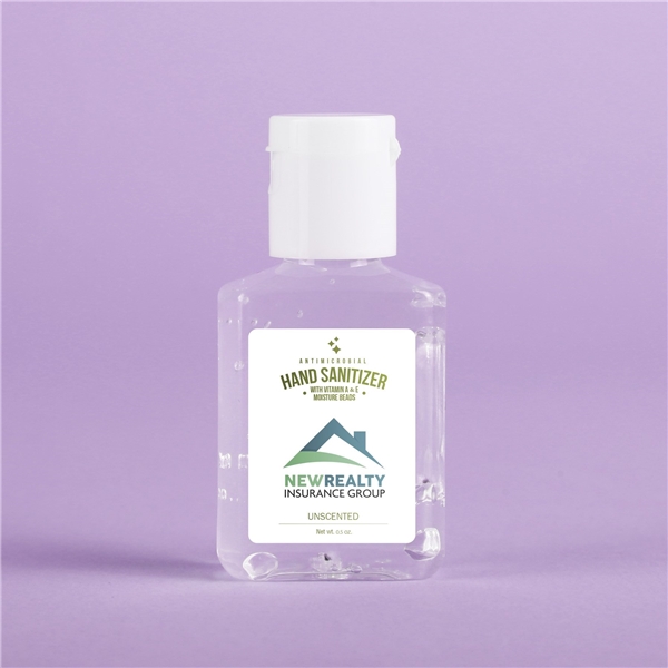 Promotional Hand Sanitizer Gel: 1/2 oz