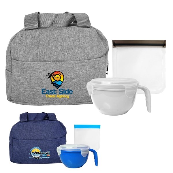 Promotional Heathered Noodle & Sandwich Lunch Set