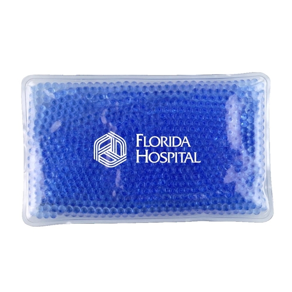 Promotional Hot/Cold Rectangular Gel Bead Pad