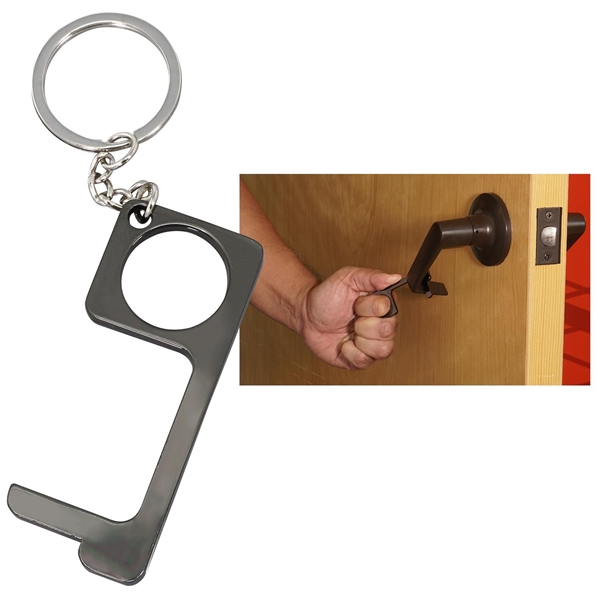 Promotional Hygienic No Touch Keychain Tool