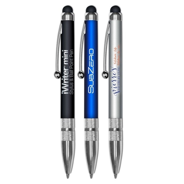 Promotional IWriter® Mini - Stylus & Retractable Ball Point Pen