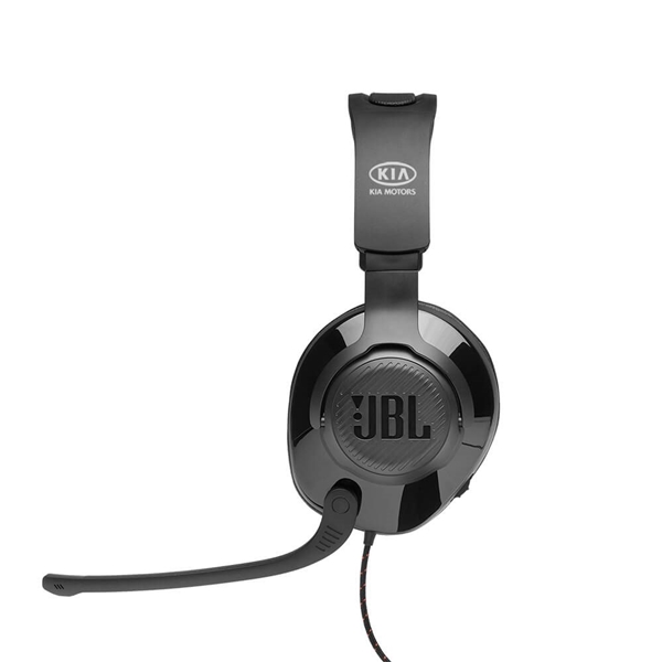 JBL Quantum 300 Wired Over-Ear Gaming Headset With Flip-Up Mic