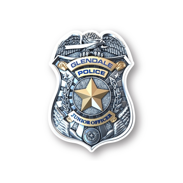 Promotional Kids Police Badge Sticker