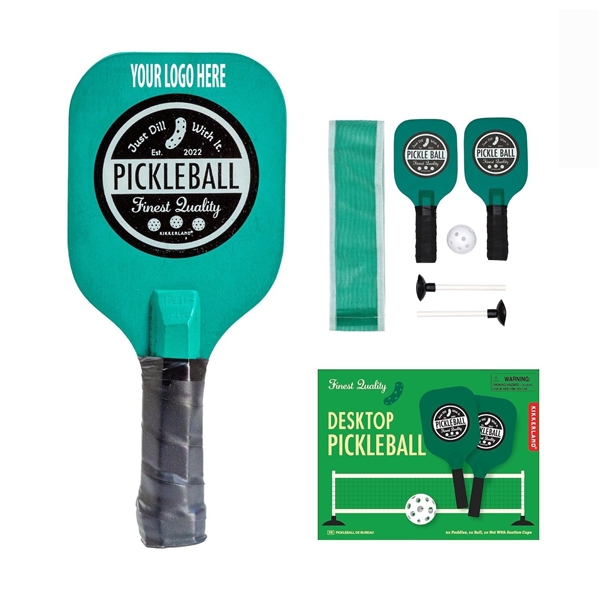 Promotional Kikkerland Desktop Pickleball Game
