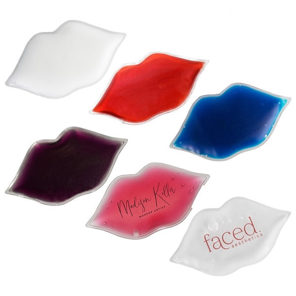 Promotional Lips Shaped Chill Patch Cold Pack - Red