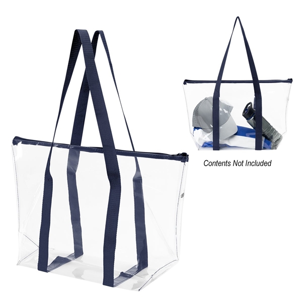 Promotional Laguna Beach Clear Tote Bag