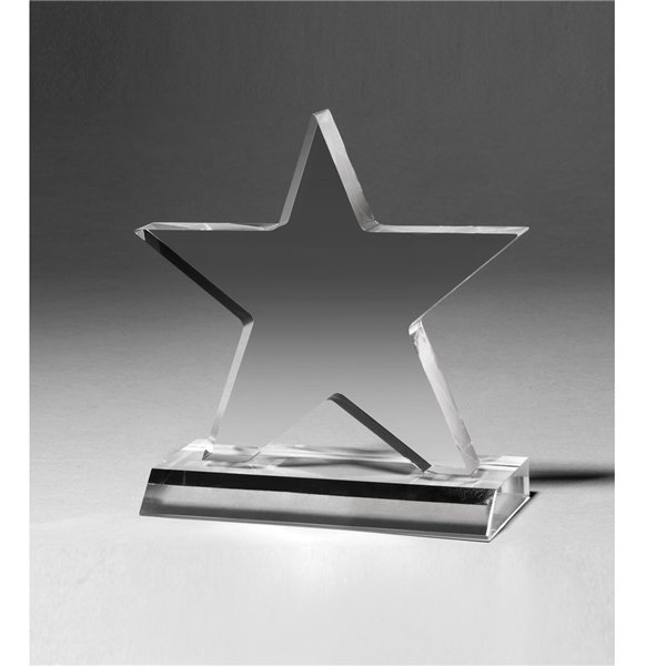 Promotional Star Acrylic Award Large - 7x7x3 in