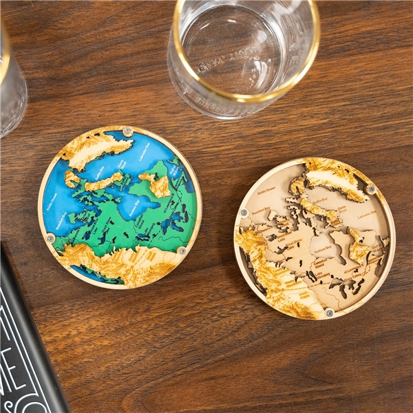 Promotional Layered Wood Coaster