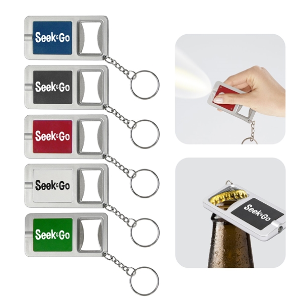 Promotional LED Bottle Opener K/c
