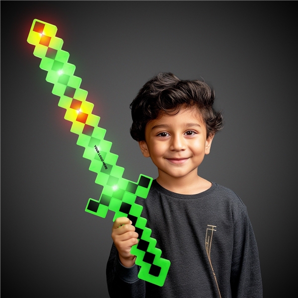 Promotional LED Green Pixel Sword