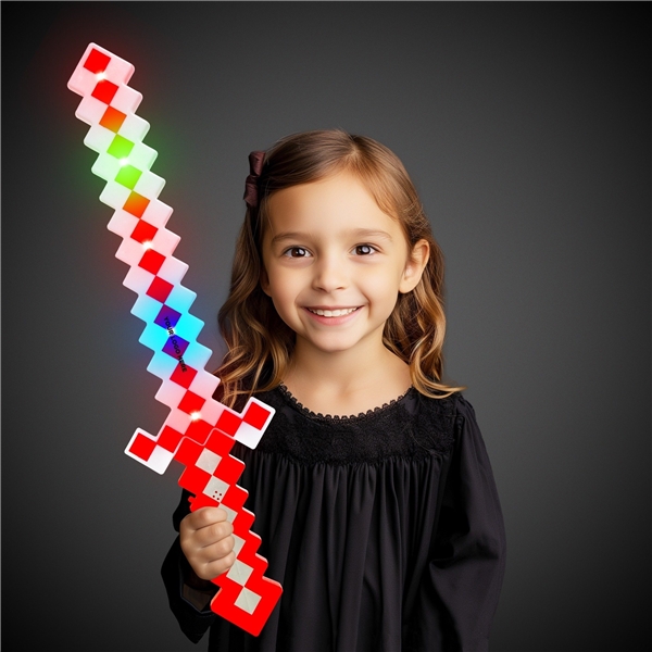 Promotional LED Red Pixel Sword