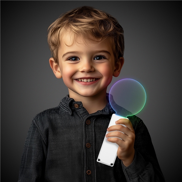 Promotional Light Up Clear Circle Wand