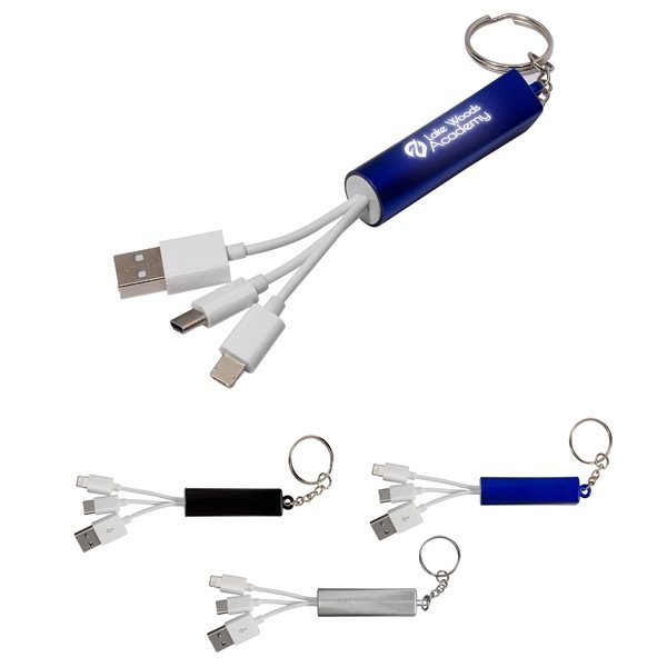 Promotional Light-Up-Your-Logo Cable Set