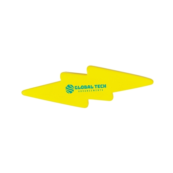 Promotional Lightning Bolt Shape Stress Ball