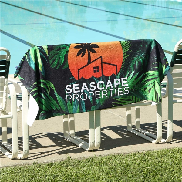 Promotional Luxurious Custom Printed Beach Towel