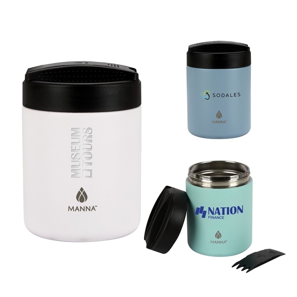 Promotional Manna™ Nomad 16 oz Double Wall Stainless Food Jar
