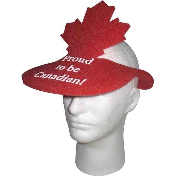 Promotional Maple Leaf Pop Up Visor