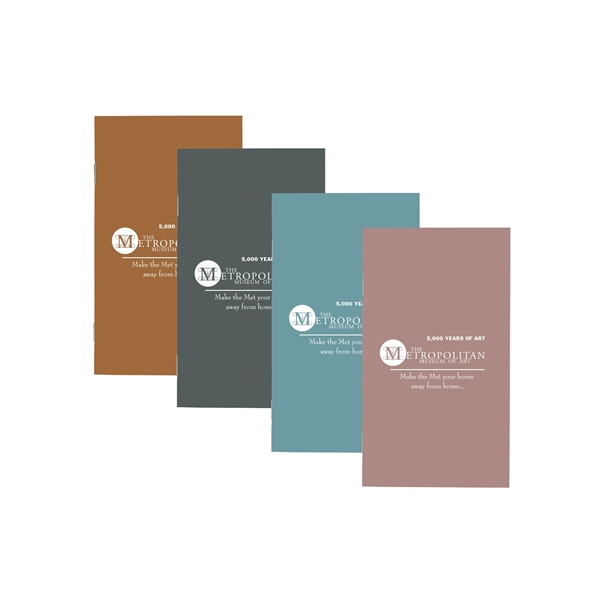 Promotional Metallic Color Cardstock Cover Monthly Pocket Planner