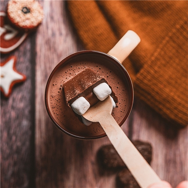 Promotional Milk Chocolate Beverage Spoon