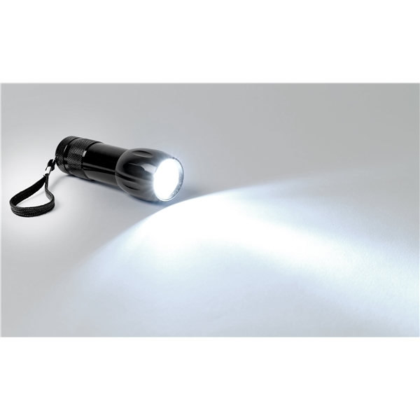 Promotional Mini LED Aluminum Flashlight Black