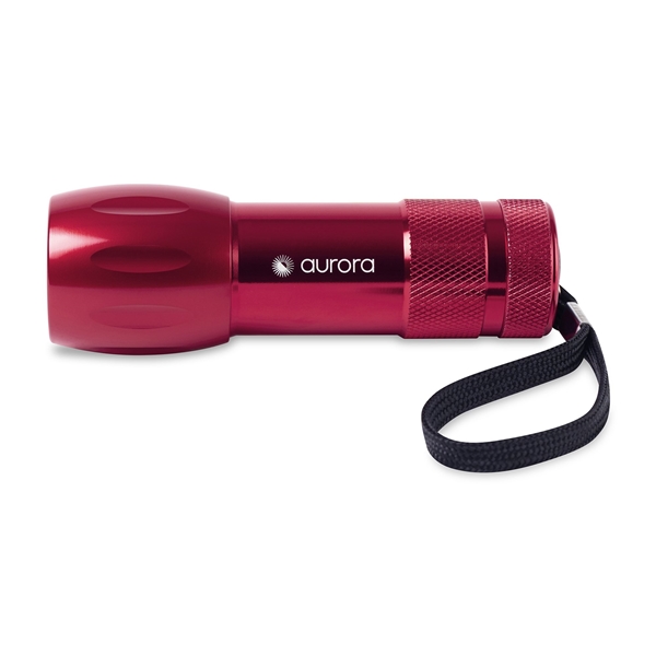 Promotional Mini LED Aluminum Flashlight Red