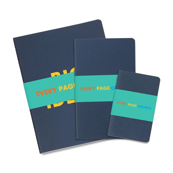 Promotional Moleskine® Assorted Cahier and GO Pen Gift Set