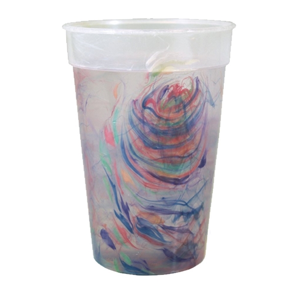 Promotional Mood™ 17 oz Rainbow Confetti Cup