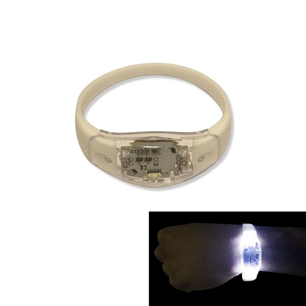 Promotional Motion Activated LED Silicone Bracelet