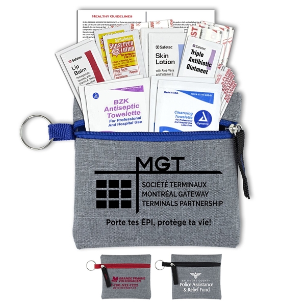 Promotional "Naomi" 21 Piece Healthy Living Pack In Zipper Kit