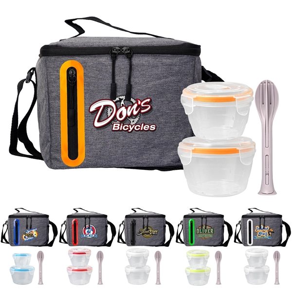 Promotional Nested Oval Cutlery Lunch Set