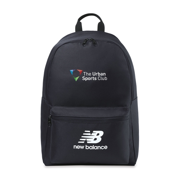 Promotional New Balance® Logo Round Backpack Navy Blue