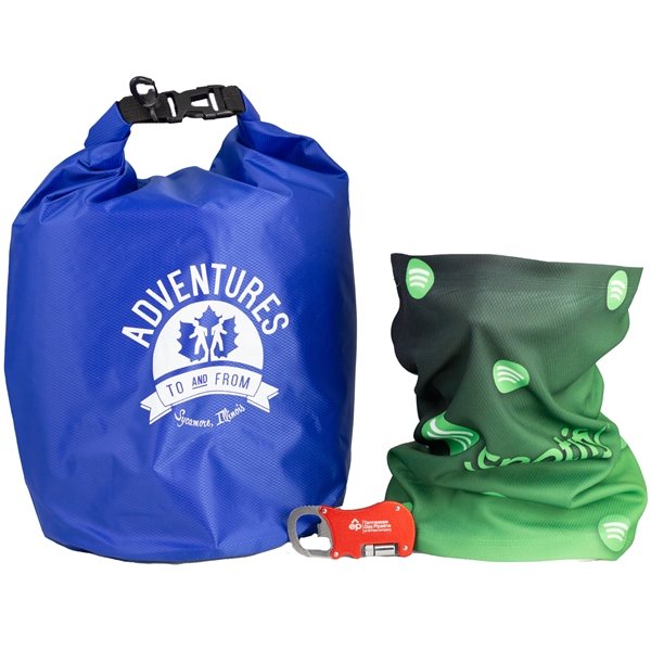 Promotional Outdoor Kit With Waterproof Bag And Multi-Tool