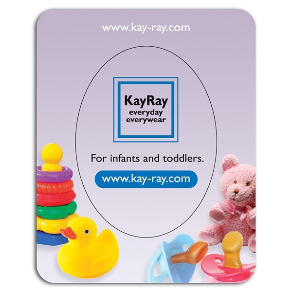 Promotional Oval Punch Out Picture Frame Magnet