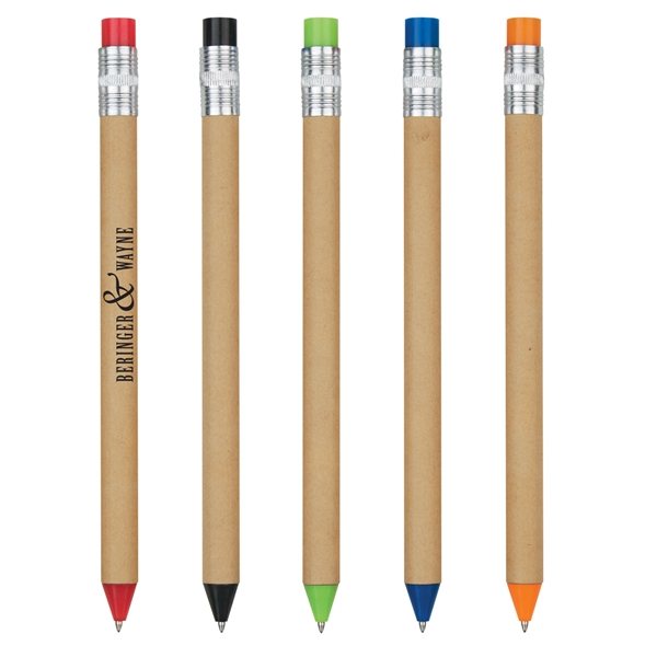Promotional Paper Barrel Pencil-Look pen