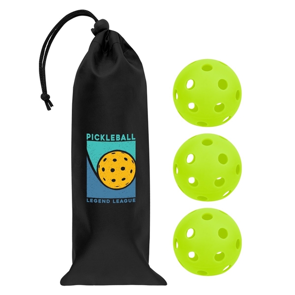 Promotional Pickleball Indoor Ball Set