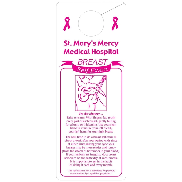 Sample - Promotional Plastic Door Hanger - 10 Mil