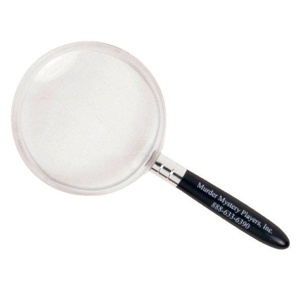 Promotional Plastic Lens Black Handle Magnifying Glass