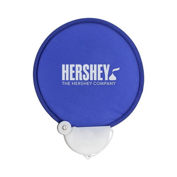 Promotional Pocket Collapsible Folding Fan With Lanyard