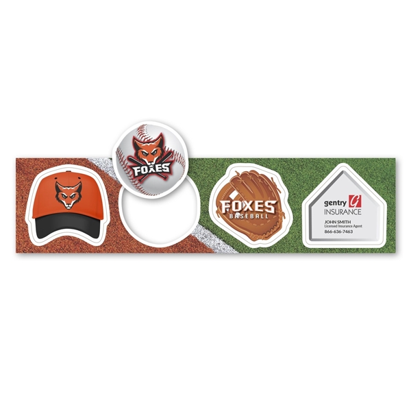 Promotional Pop Mags Baseball Magnet Set