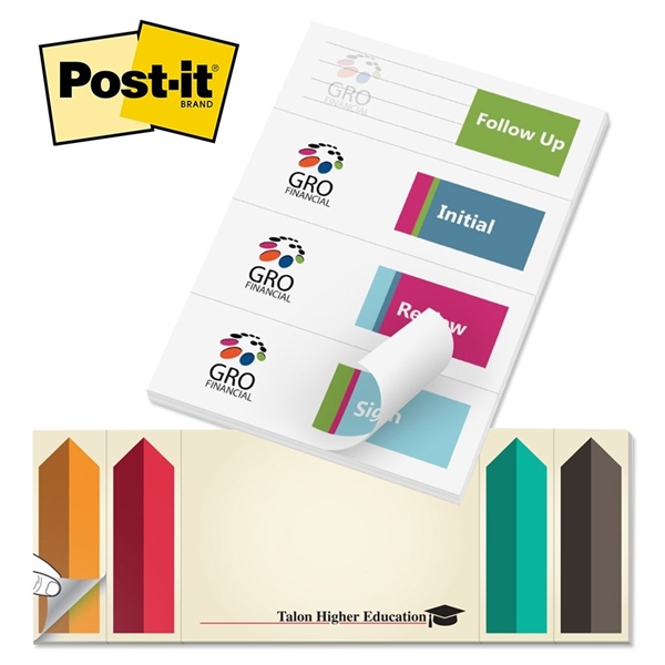 Promotional Post-it® Notes as Custom Printed Page Markers