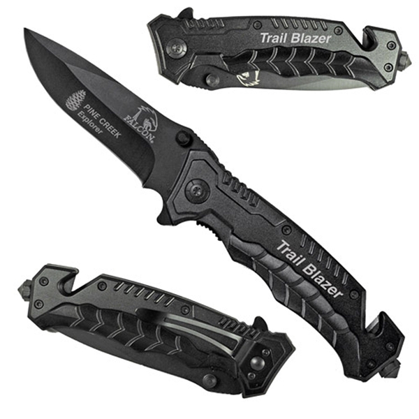 Promotional Premium Falcon Black Rescue Knife