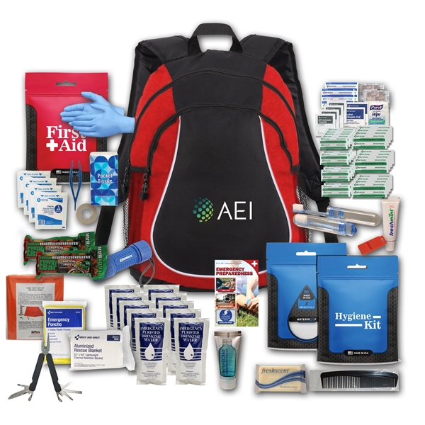 Promotional Premium Survival Disaster & First Aid Backpack