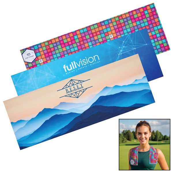 Premium XL Cooling Towel W/ Full Color Dye Sublimation