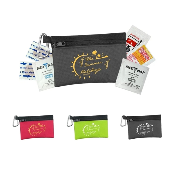 Promotional Primary Sun Care and Sun Burn Kit W/ First Aid kit