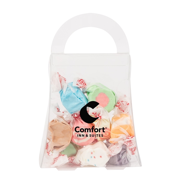 Promotional Purse Acetate Box with Salt Water Taffy