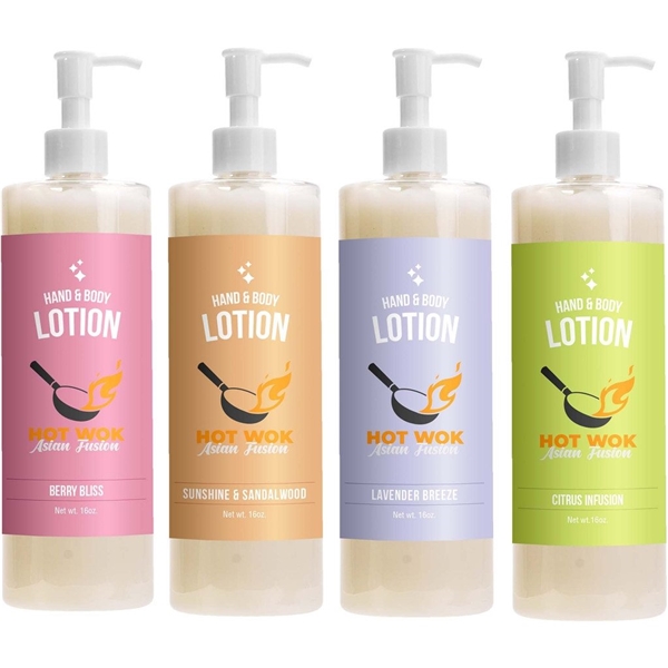 Promotional Quench Hand & Body Lotion: 16 oz, pump