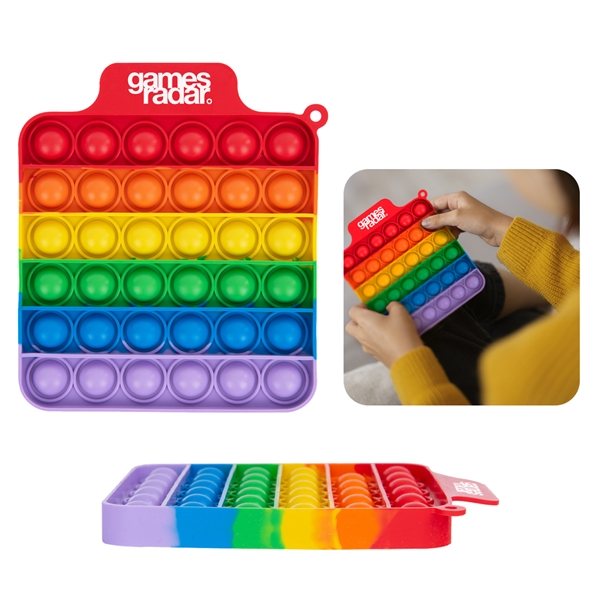 Promotional Rainbow Bubble Popper