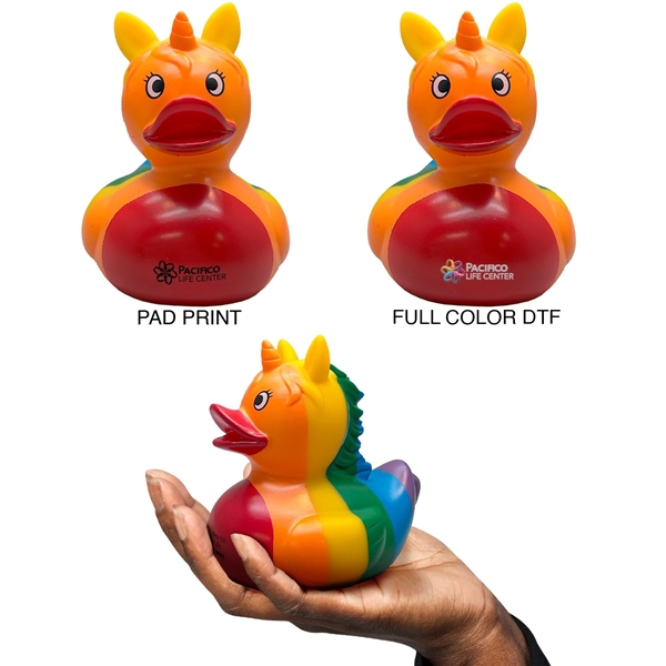 Promotional Rainbow Unicorn Duck